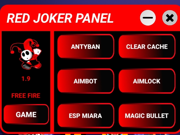 Red Joker Panel Regedit FF APK (No Ban) Download for Android